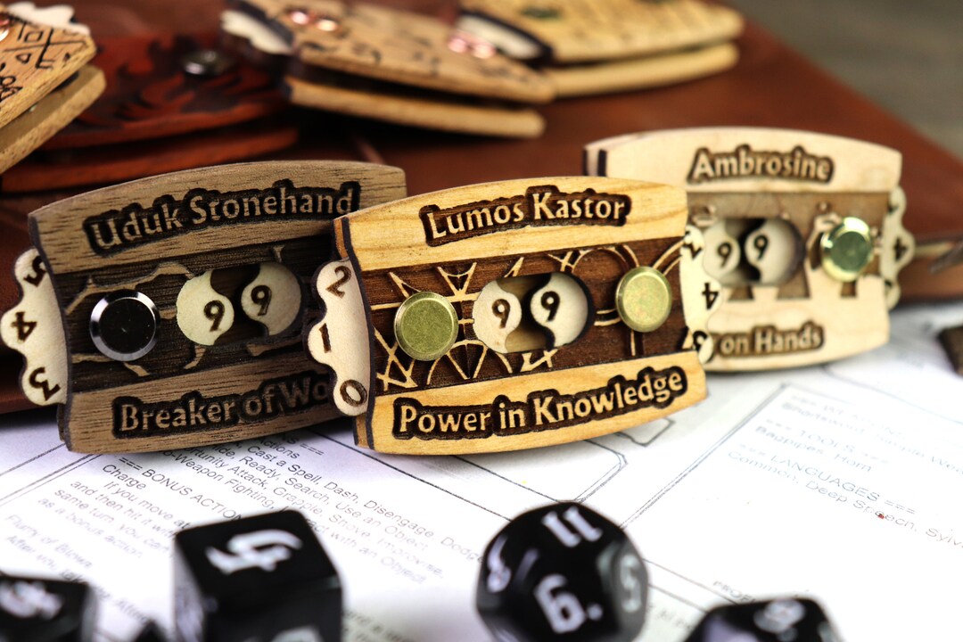 Personalized Life Counter for Dungeons and Dragons - Etsy