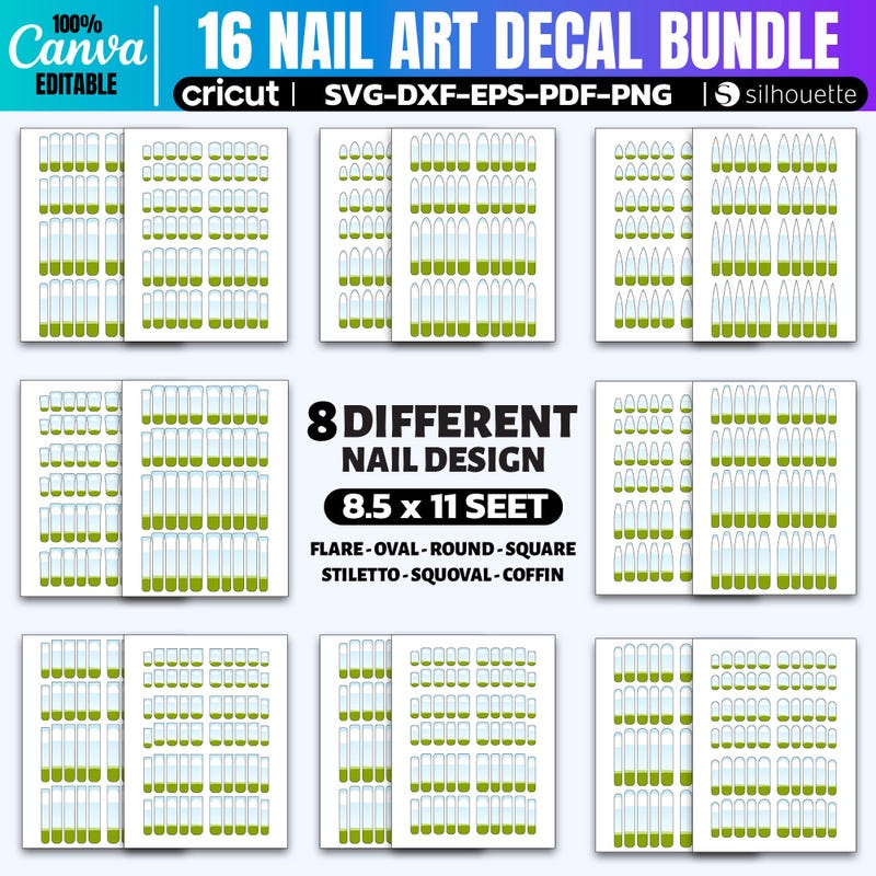 Nails Sticker Diy - Etsy