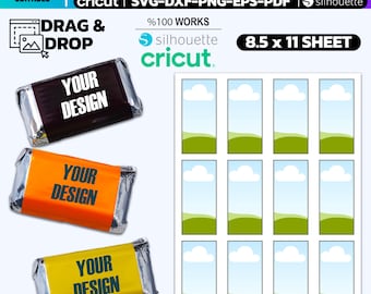 Mini Chocolate Wrapper Template, Candy Bar Wrapper Svg, Mini Candy Bar ...