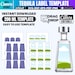 Customizable Tequila Label Template: Editable Alcohol Stickers (canva ...