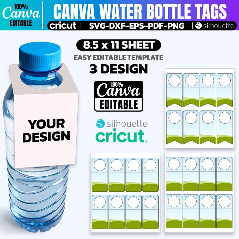 Water Bottle Hotel Tag - Etsy