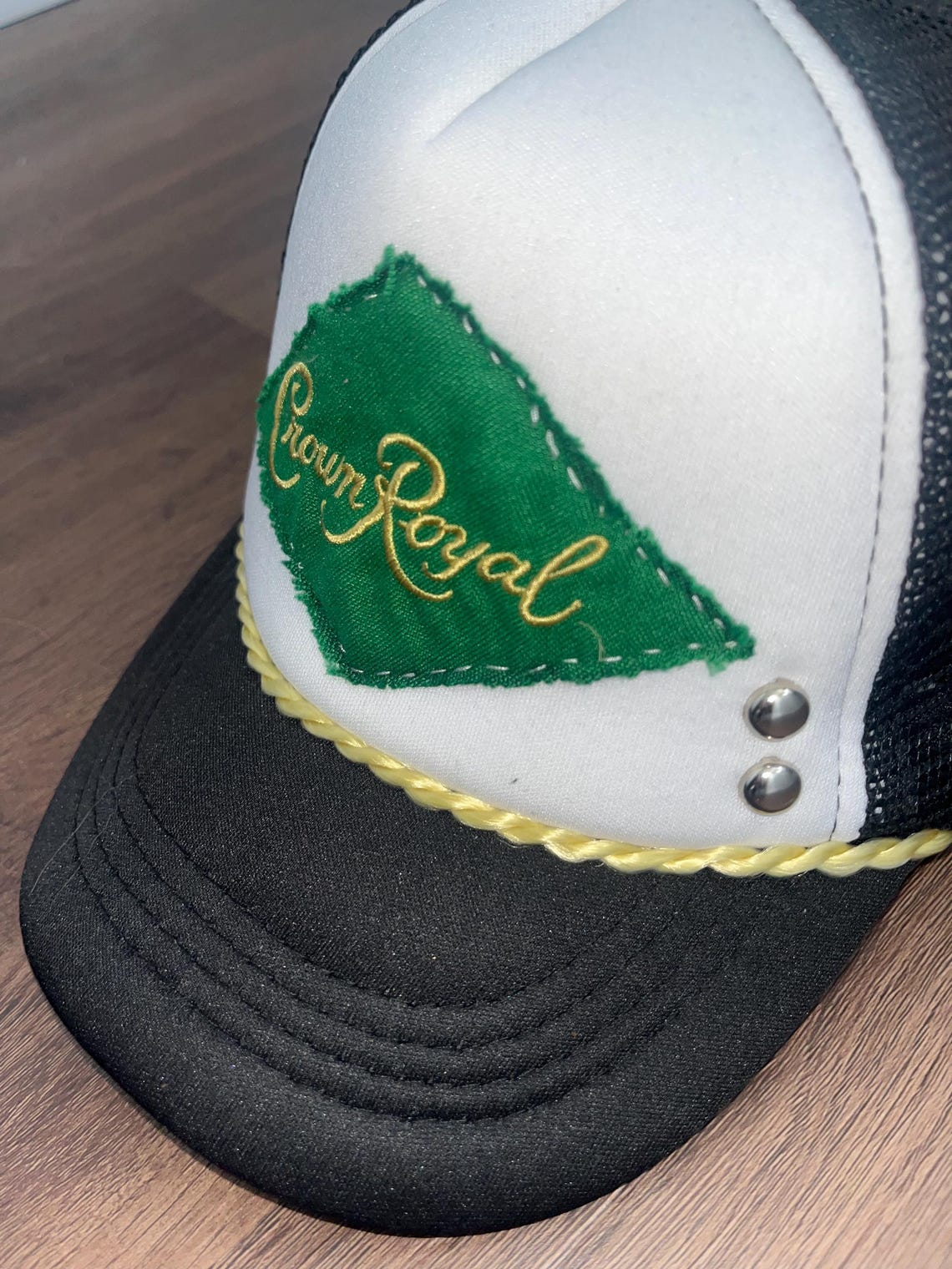 Handmade One-of-a-kind Crown Royal Trucker Cap, Snapback, One Size Fits ...