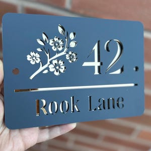 Acrylic House Sign, House Sign, Door Number, Door Sign, House Name ...