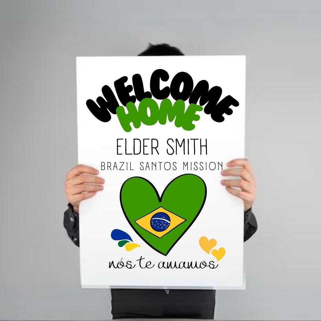 Missionary Welcome Home | Missionary Homecoming Poster | LDS Sign | LDS ...