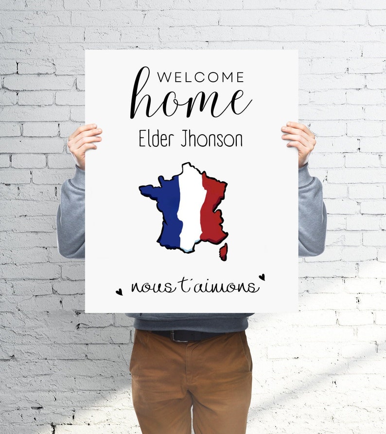 Missionary Welcome Home Missionary Homecoming Poster LDS Sign LDS ...