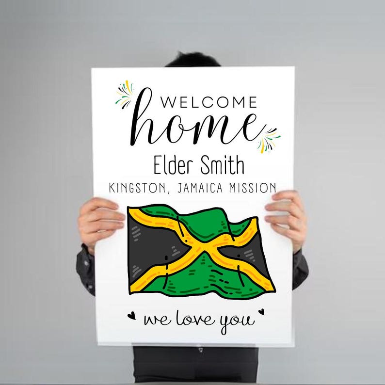 3 Missionary Welcome Home | 3 Missionary Homecoming Poster | LDS Sign ...