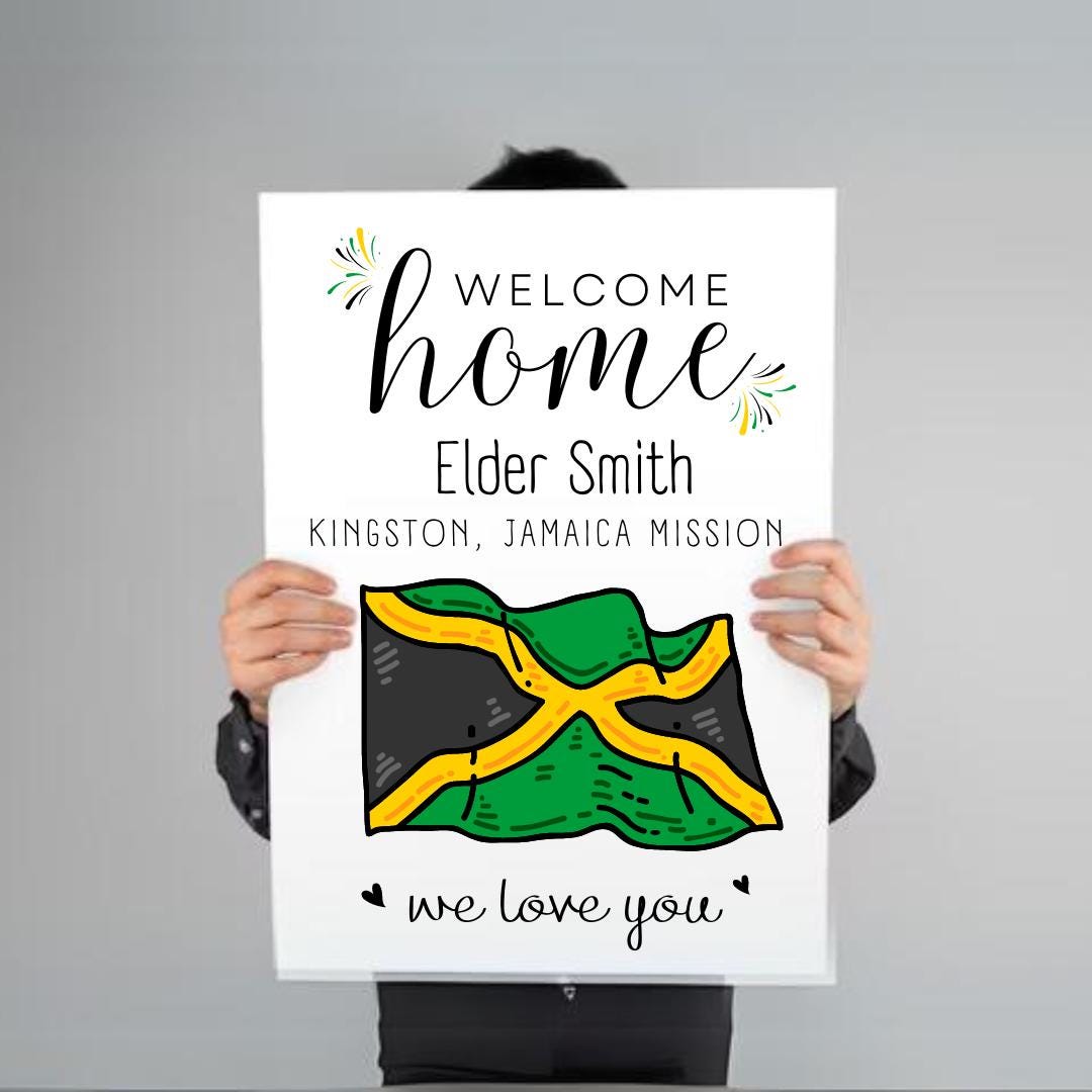 3 Missionary Welcome Home 3 Missionary Homecoming Poster LDS Sign LDS ...
