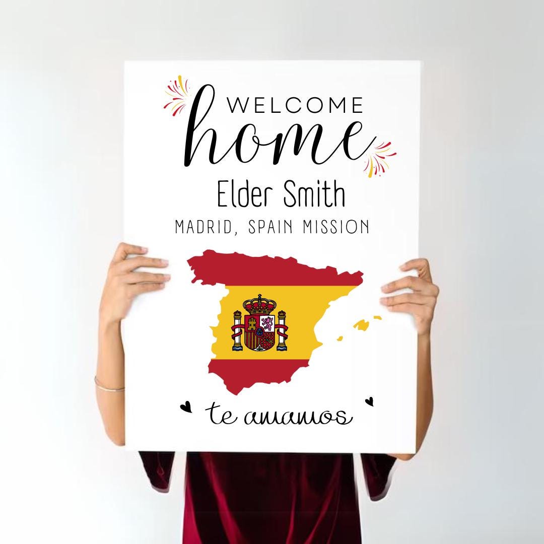 3 Missionary Welcome Home | 3 Missionary Homecoming Poster | LDS Sign ...