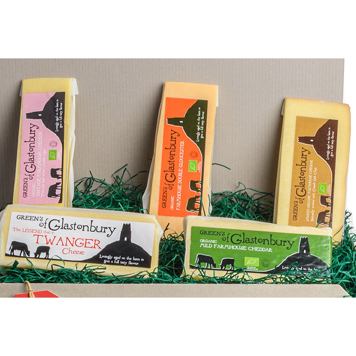 Cheese Hamper Gift Set | Includes Five Individually Wrapped Gourmet ...