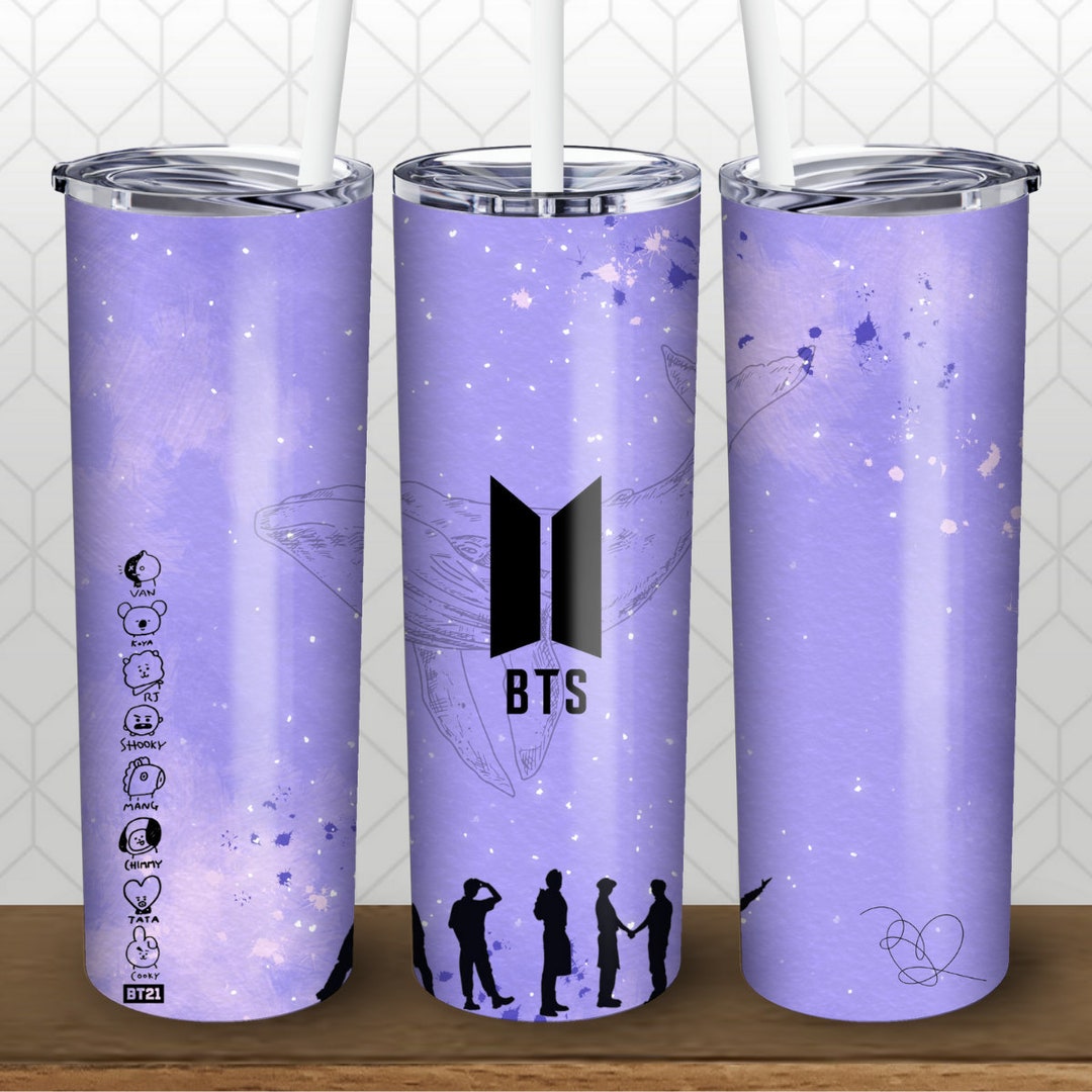 BTS 20oz Tumbler Wrap,bts Army,bts,bts Merch,bts Png,bts Tumbler,bts ...