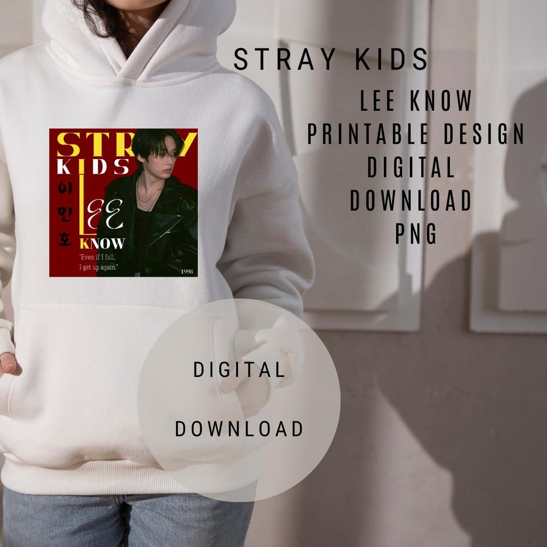 Stray Kids Lee Know PNG Design: Kpop Merch (digital Download) - Etsy