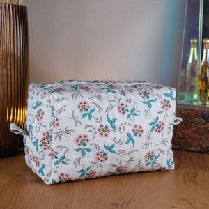 Quilted Makeup Bag Sewing Pattern PDF With Video Tutorial – 3 Size ...