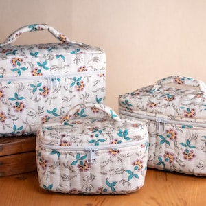 Vanity Bag PDF Sewing Pattern + Video Tutorial | 3 Sizes | Toiletry Bag PDF Patterns & Sewing ...