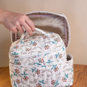 Vanity Bag PDF Sewing Pattern + Video Tutorial | 3 Sizes | Toiletry Bag PDF Patterns & Sewing ...