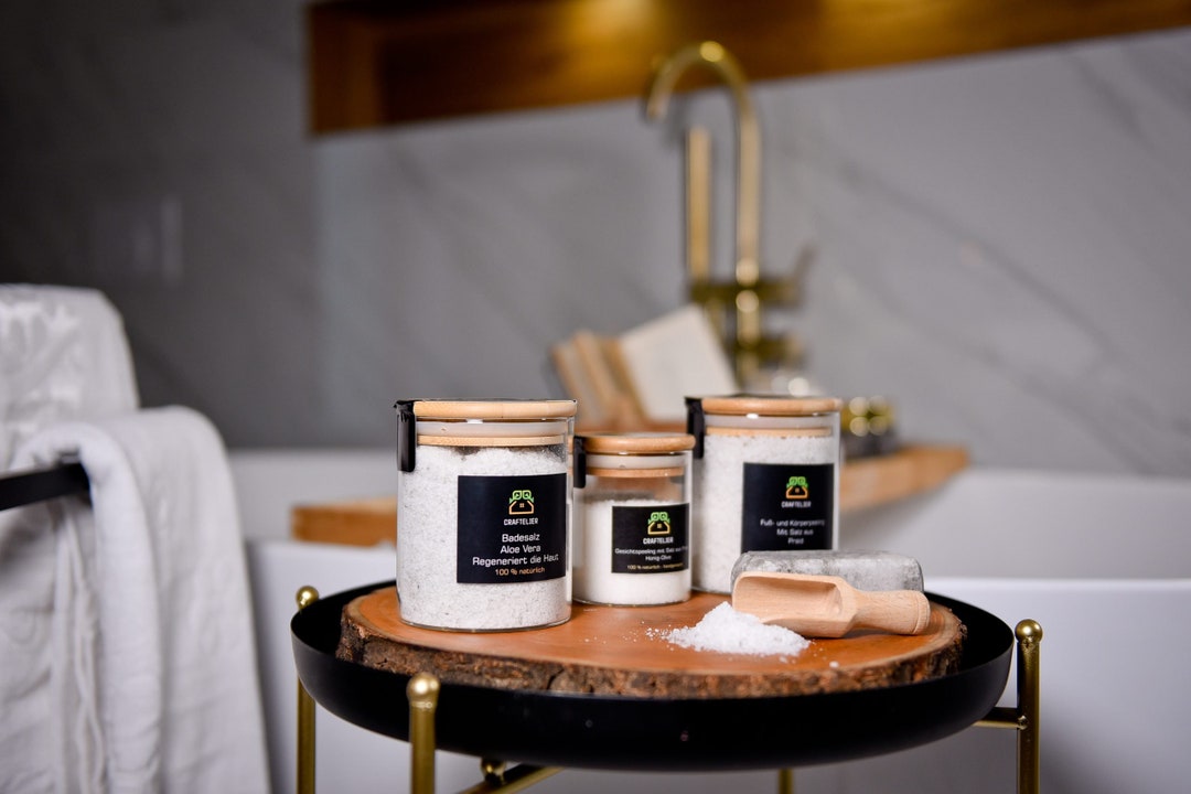 Natural Cosmetics Package, Bath Salt, Face Peeling, Body Peeling ...