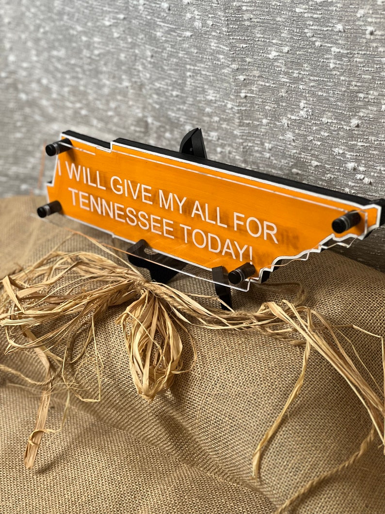Tennessee Slap Board | I Will Give My All to Tennessee | Wood and ...