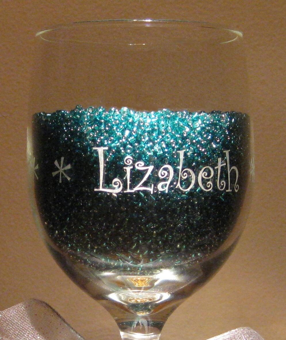 Diva Wine Glass With Name - Etsy