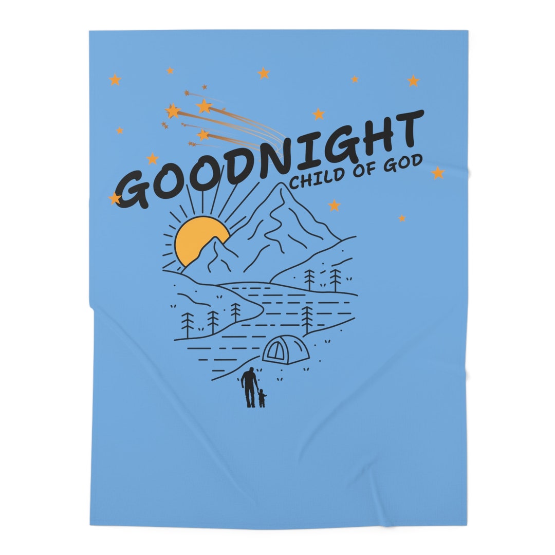 Good Night Child of God Baby Swaddle Blanket - Etsy