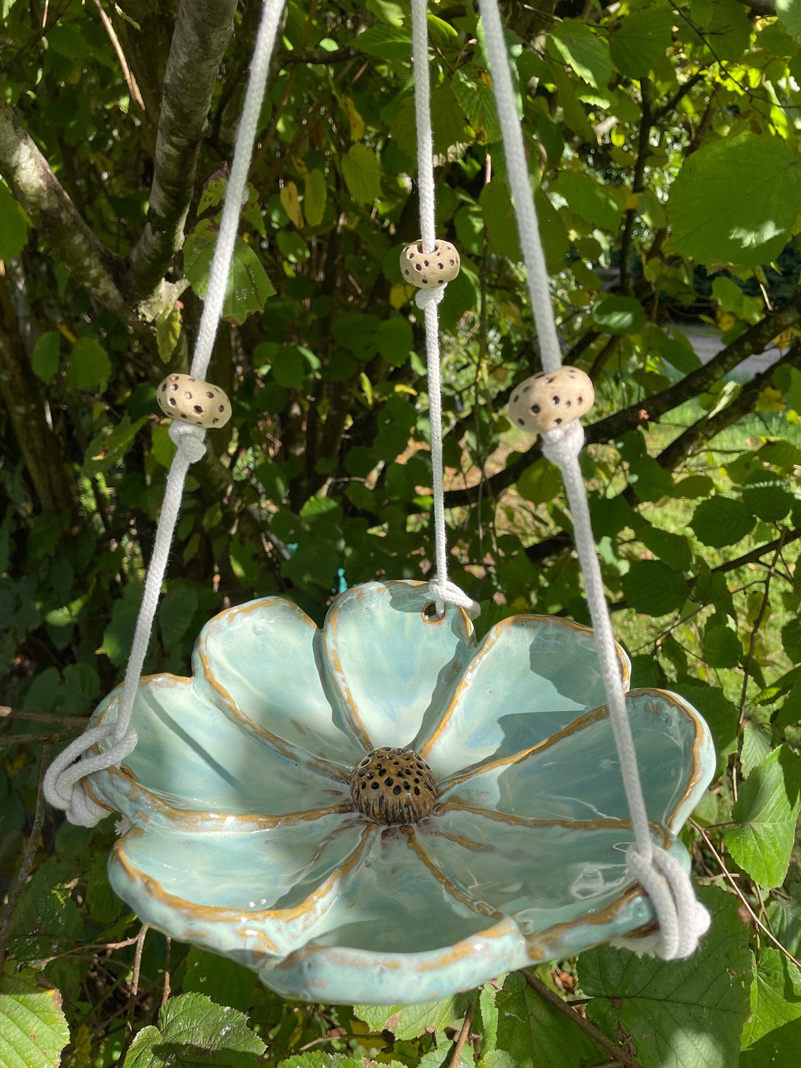 Handmade Ceramic Bird-bath/feeder - Etsy UK