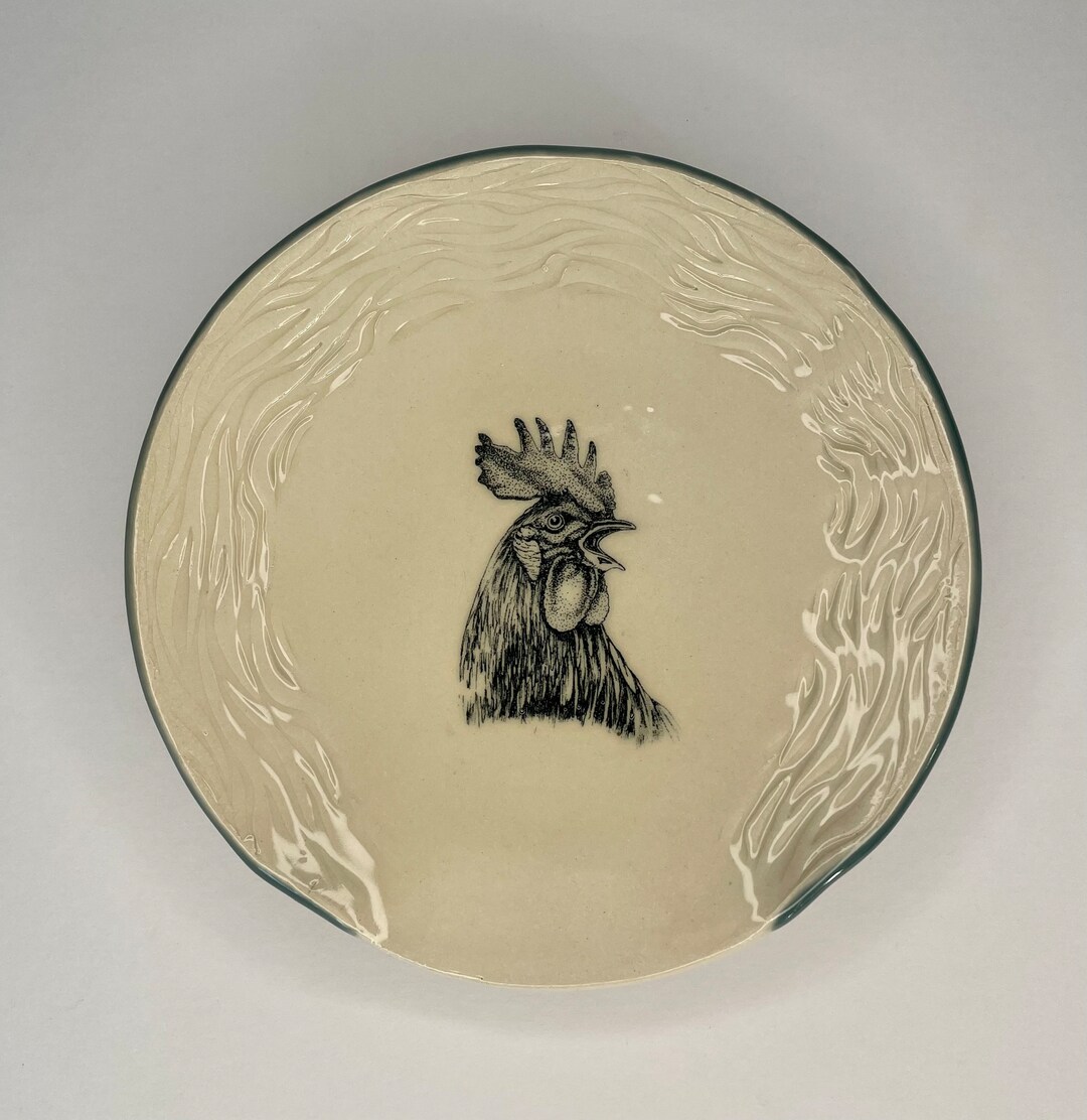 Unique Handmade Ceramic Chicken Spoon/spatula Rest - Etsy