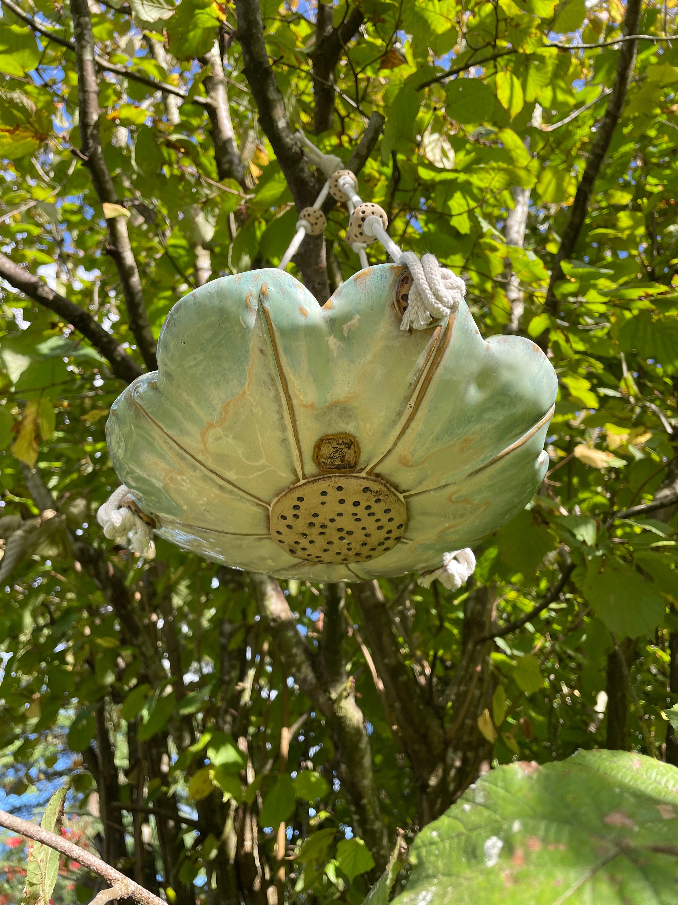 Handmade Ceramic Bird-bath/feeder - Etsy UK