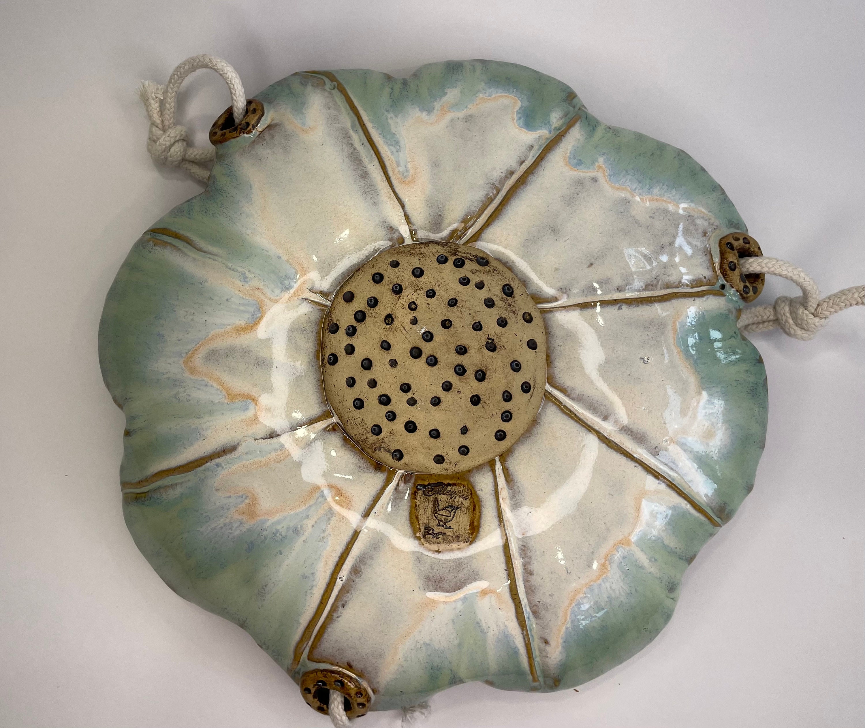 Handmade Ceramic Bird-bath/feeder - Etsy UK