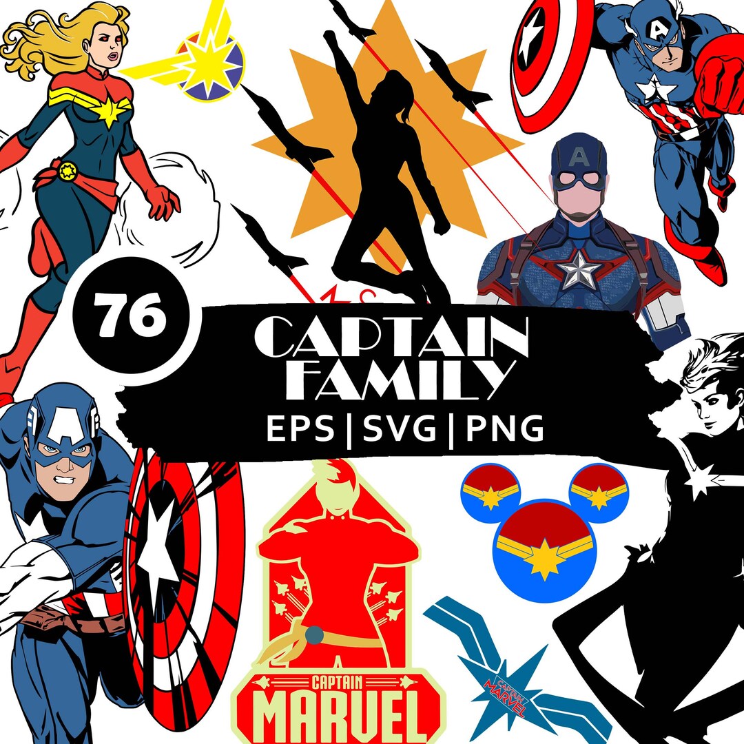 Captain Americaa Friends Colored Svg Superhero Shirt Design Svg Png ...
