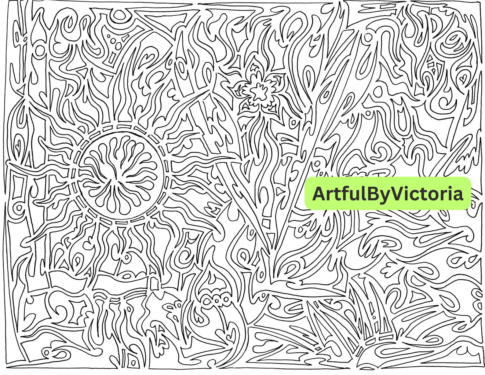 Printable Hidden Positive Words Coloring Pages, Mindful Coloring Sheets ...