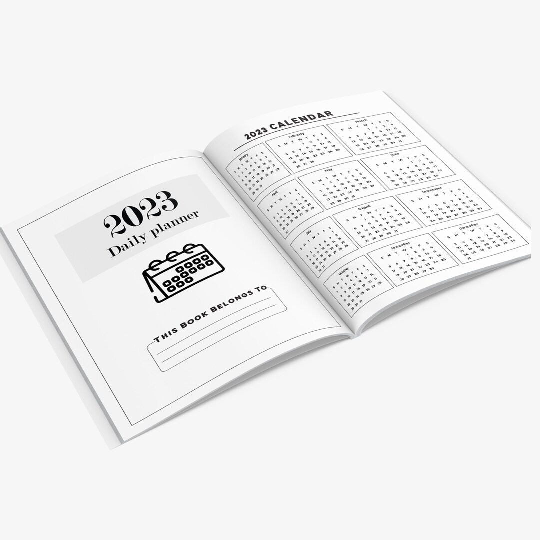 2023 Digital Planner for Boox Note Air, Hyperlinked PDF (digital ...
