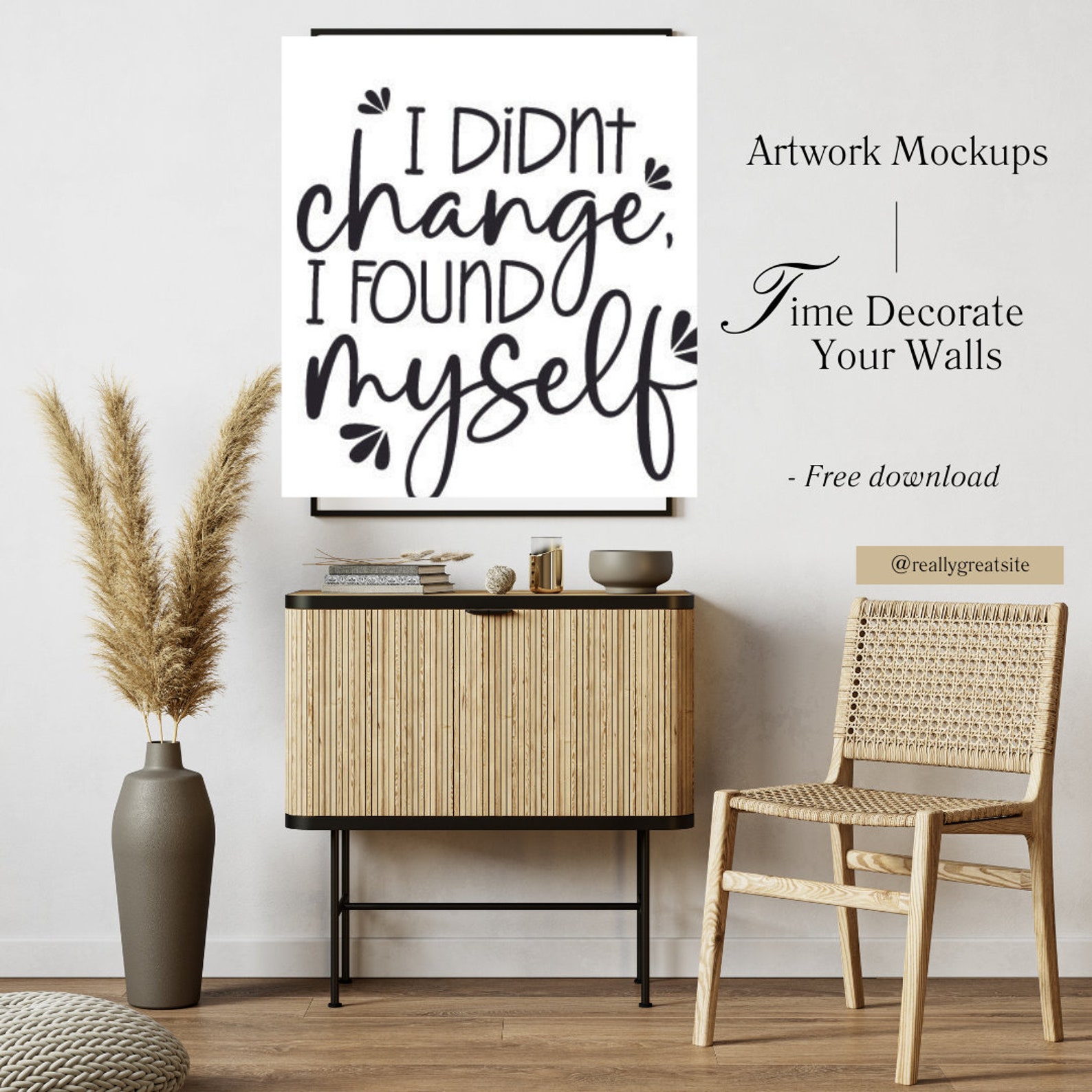 I Didnt Change I Found Myself Self Discovery Wall Art, Positive ...