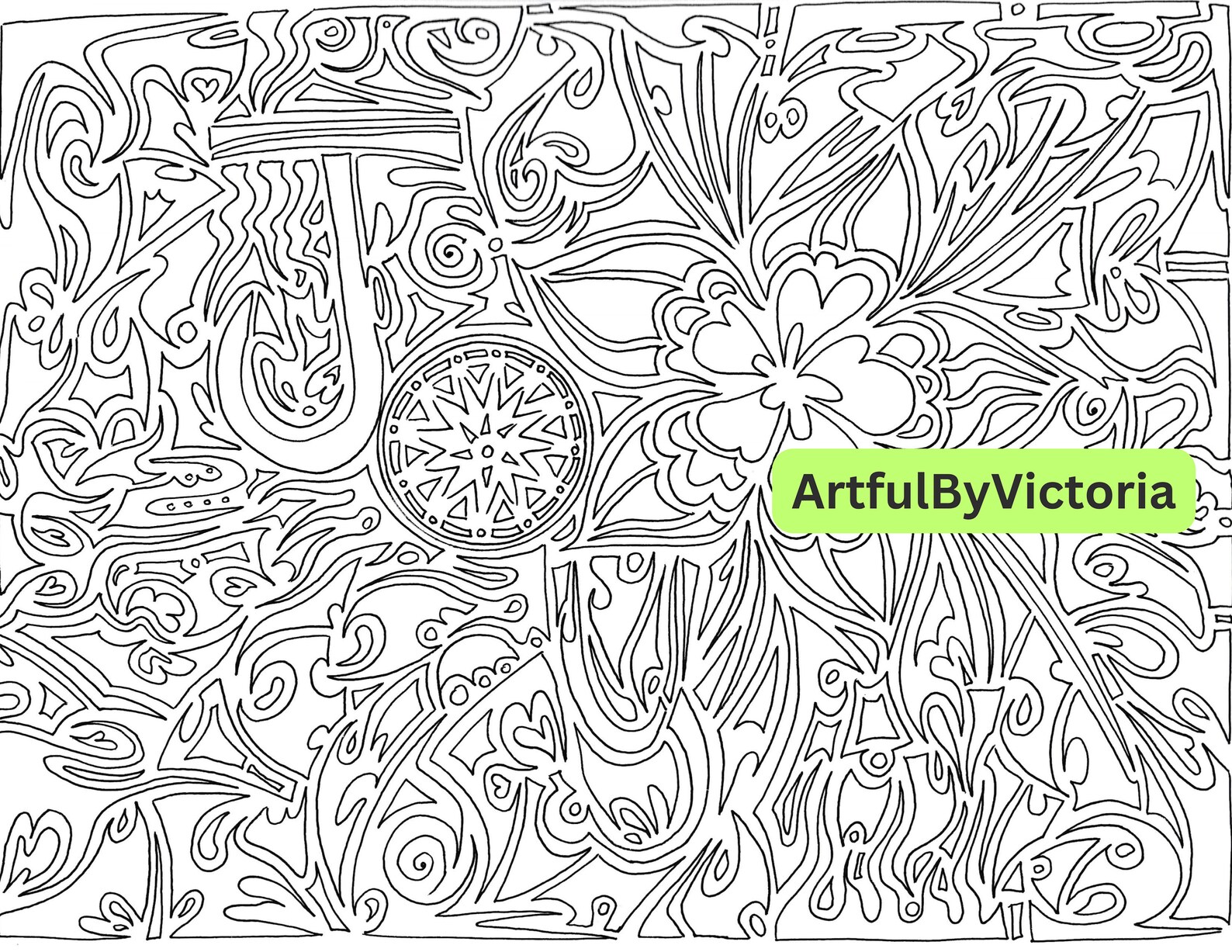 Printable Hidden Positive Words Coloring Pages, Mindful Coloring Sheets ...