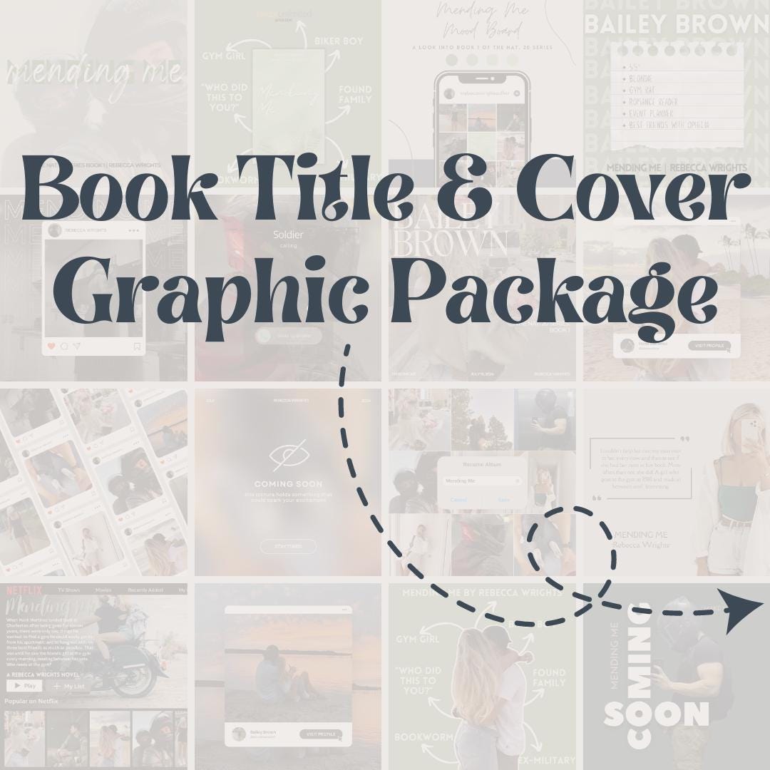 Book Title & Cover Reveal Templates - Etsy