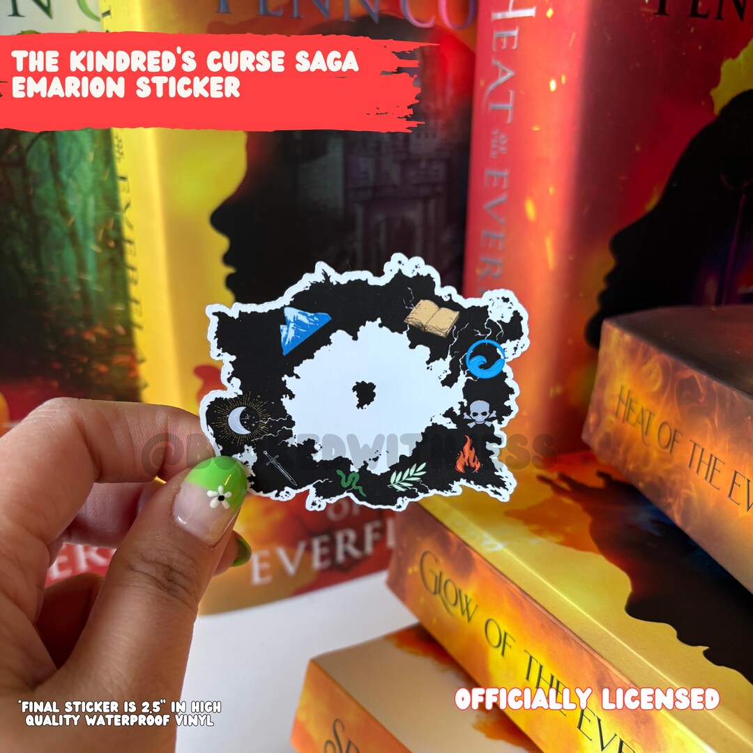 The Kindred's Curse Saga Emarion Sticker | Kindle Personalization ...