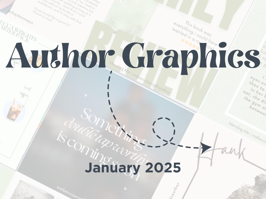Author Graphic Templates - January 2025 - Etsy