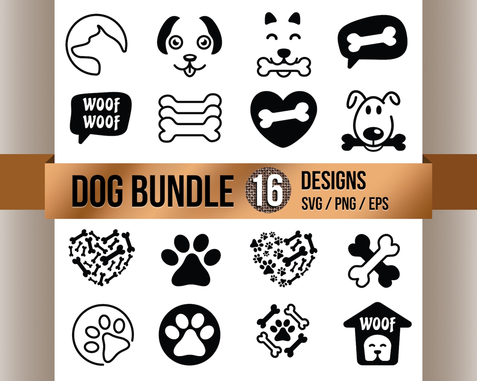 Dog Svg Bundle, Dog Png Bundle, Dog Clipart, Dog Home Png, Dog Paw Svg ...