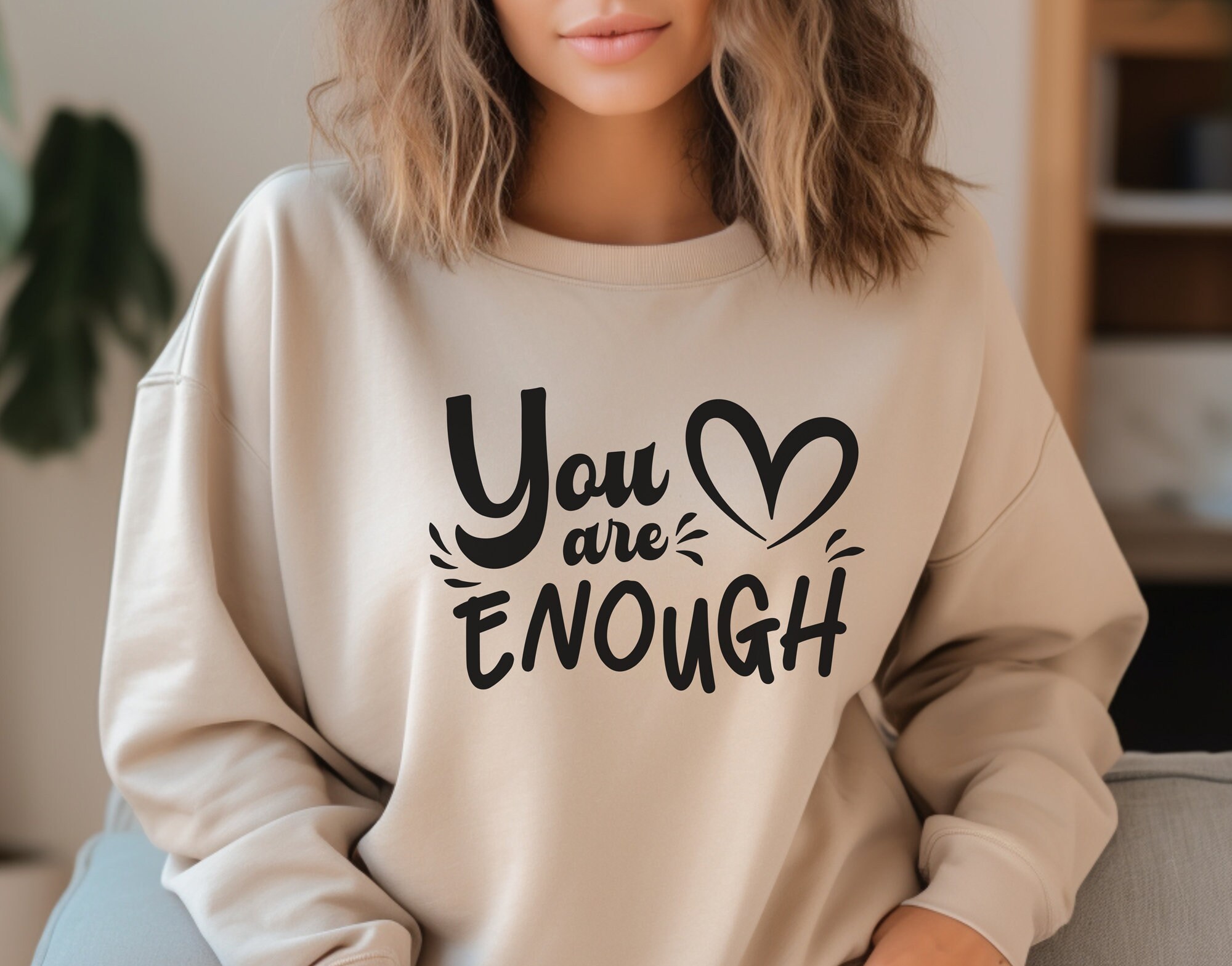 You Are Enough SVG PNG, Self Love Svg, Inspirational Svg, Positive ...