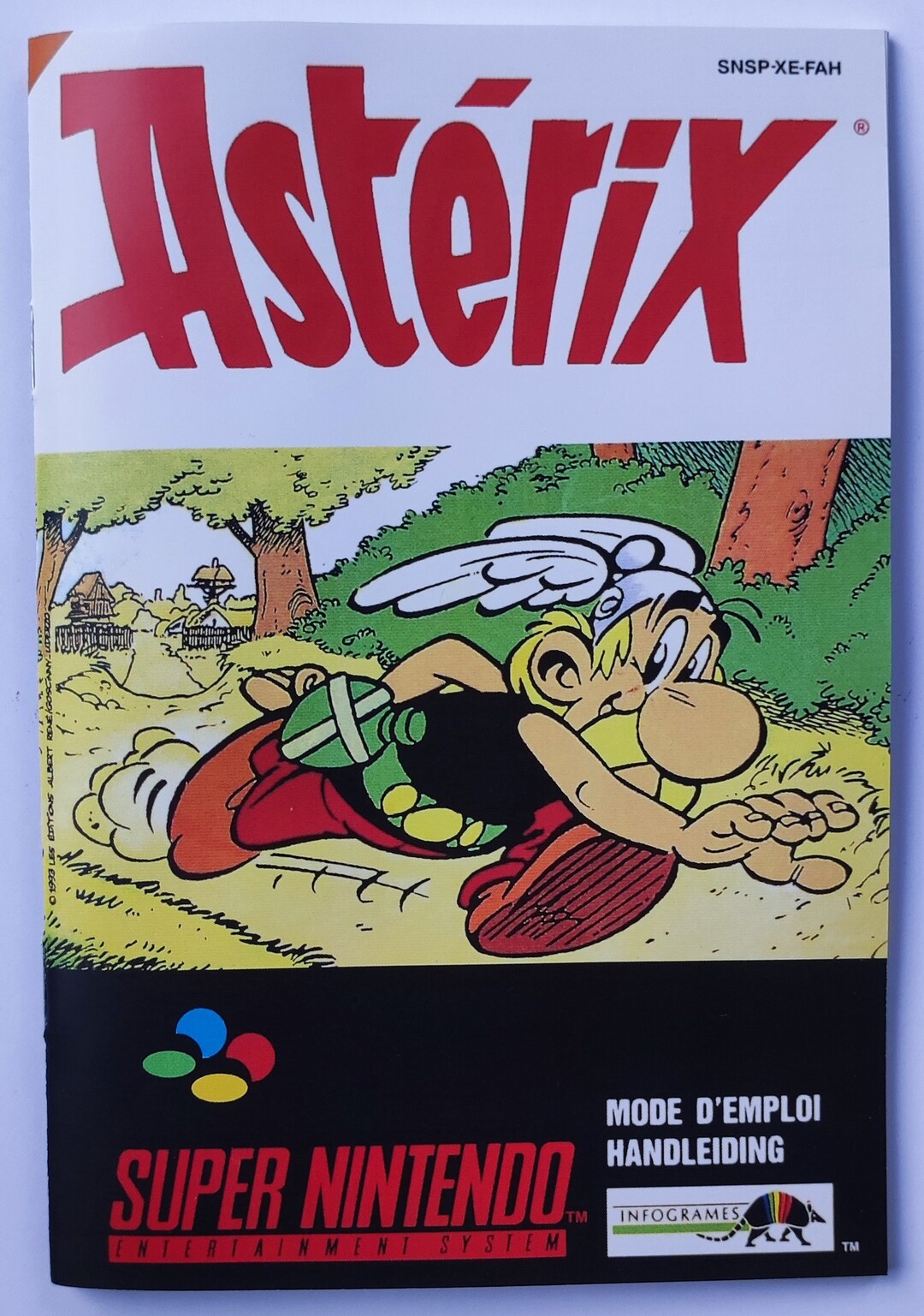 Asterix SNES Instructions French - Etsy