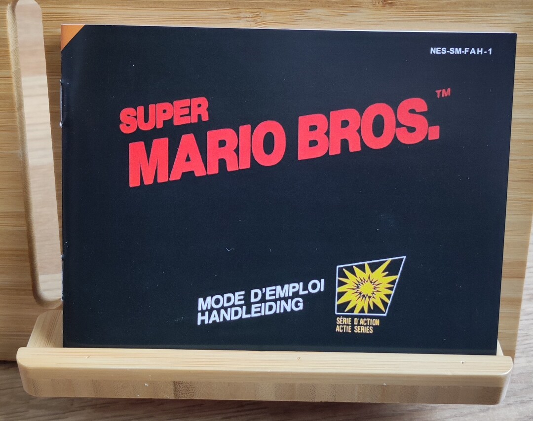 Super Mario Bros. Instructions NES French - Etsy