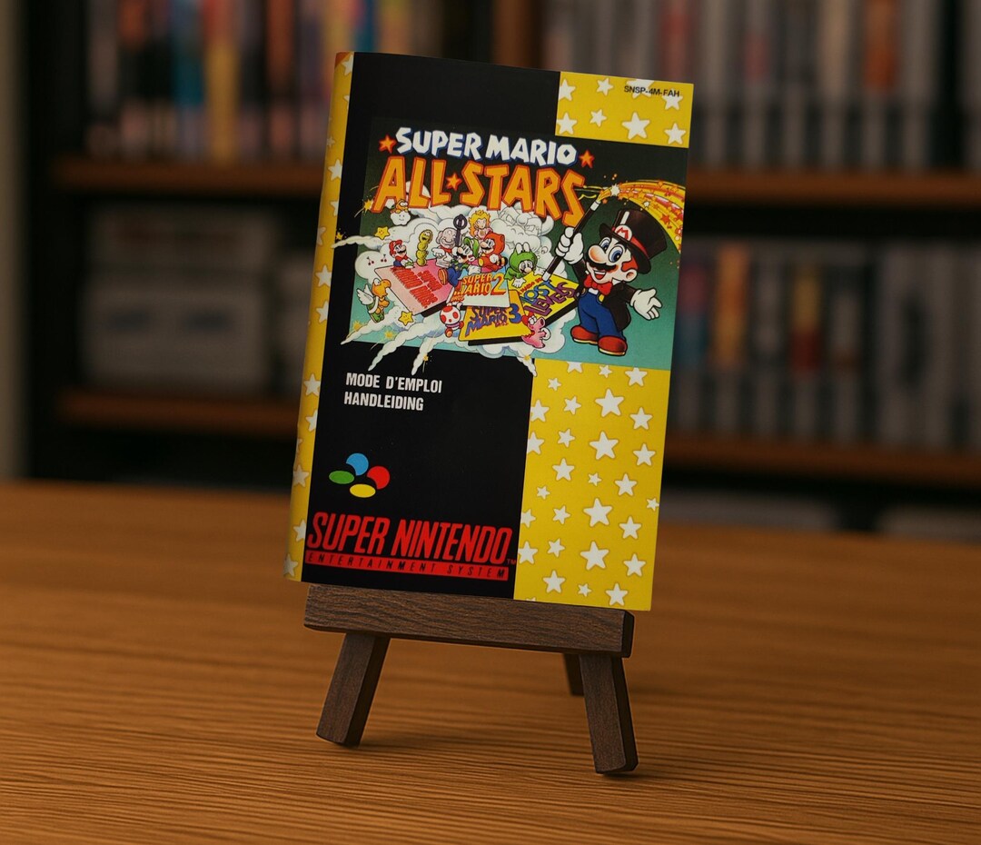 Super Mario All-stars SNES Manual - French - - Etsy