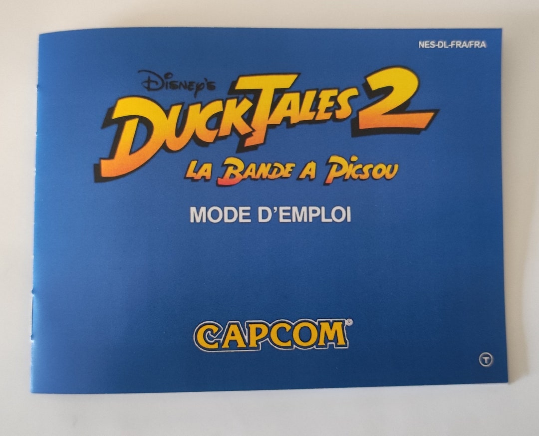 Disney's Ducktales 2 NES Notice - French - - Etsy UK