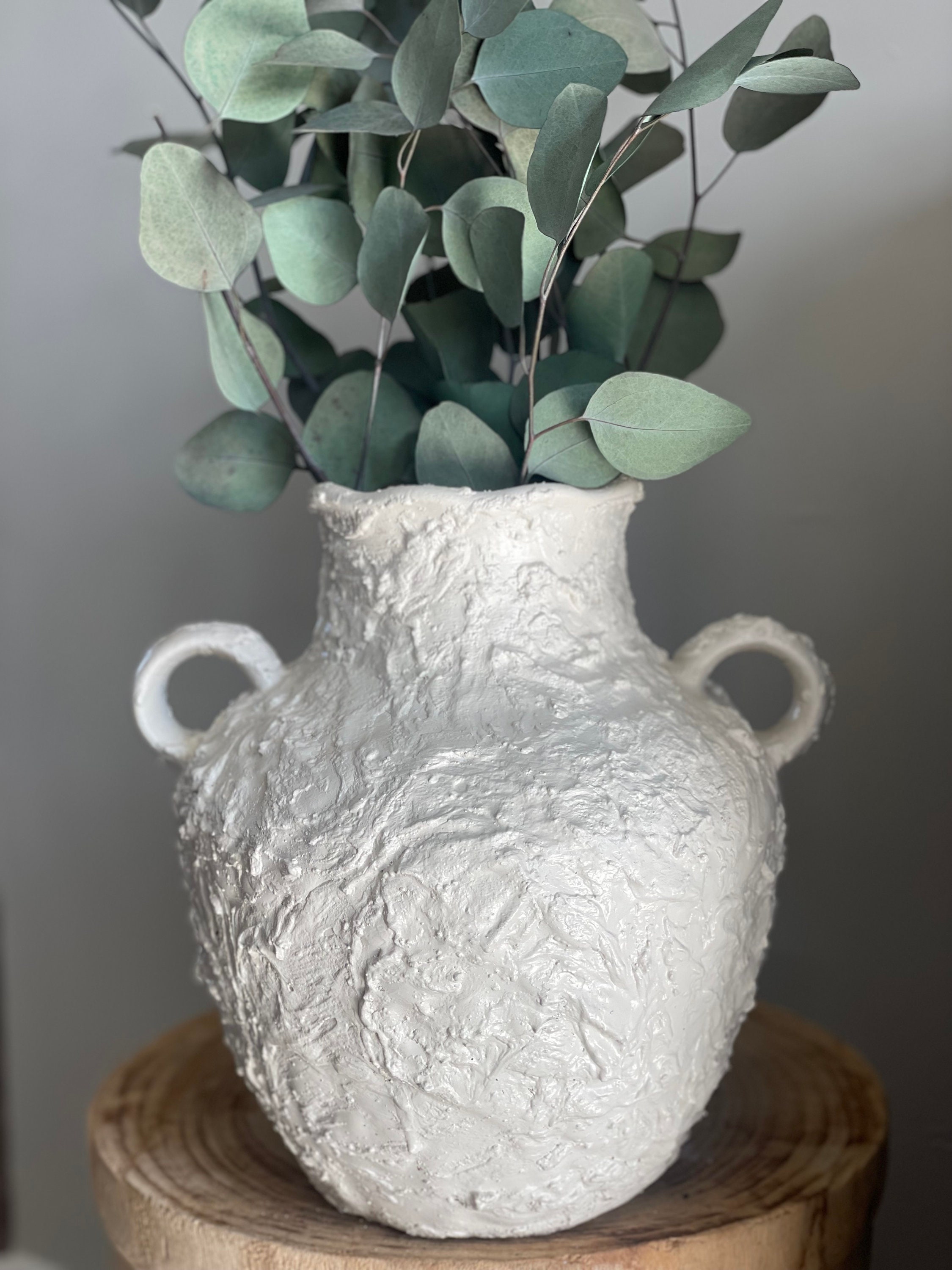 Modern Neutral Textured Wabi Sabi Vase - Etsy
