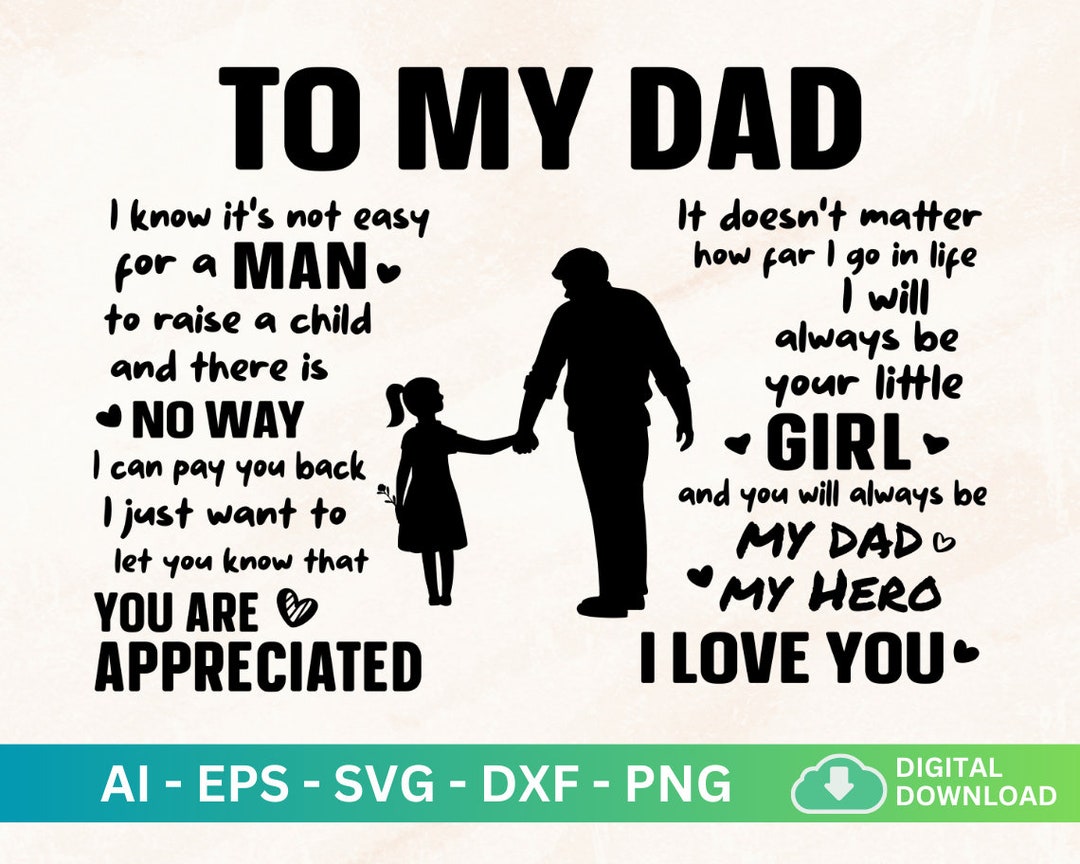 To My Dad for Father's Day, Funny Father's Day, Fathers Day Gifts ...