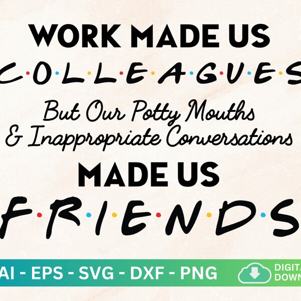 Work Made Us Coworkers Svg - Etsy