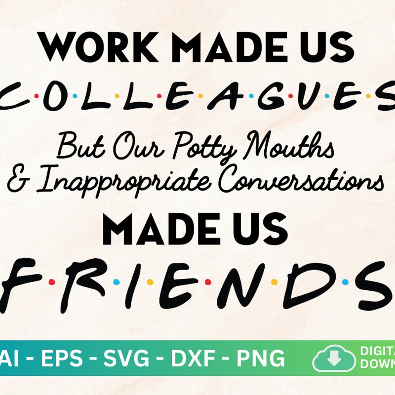 Work Made Us Coworkers Svg - Etsy