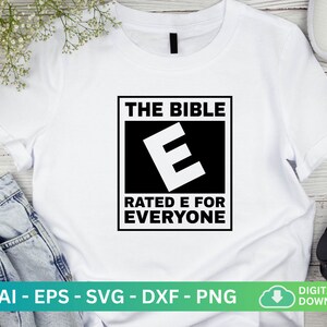 Jesus Rated E for Everyone Svg, Jesus Bundle Svg, Jesus for Everyone ...