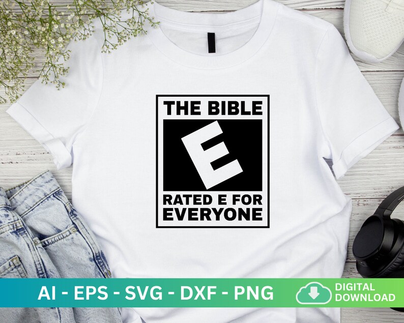 Jesus Rated E for Everyone Svg, Jesus Bundle Svg, Jesus for Everyone ...