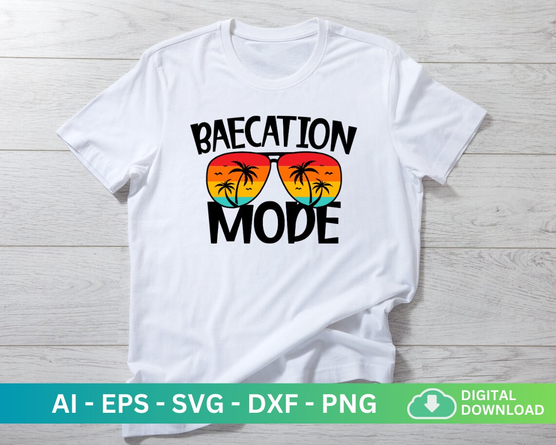 Baecation Mode Svg, Vacation Mode Svg Png, Couples Trip Svg, Honeymoon ...