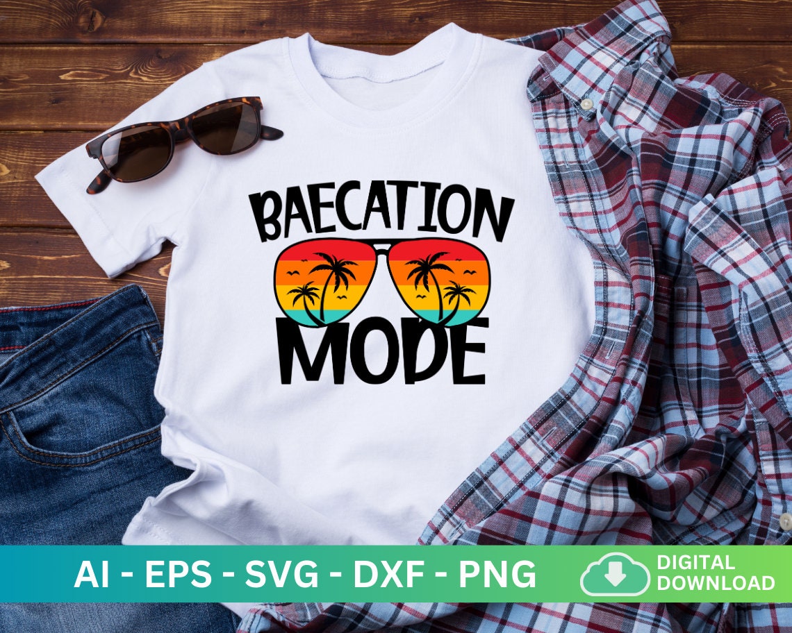 Baecation Mode Svg, Vacation Mode Svg Png, Couples Trip Svg, Honeymoon ...