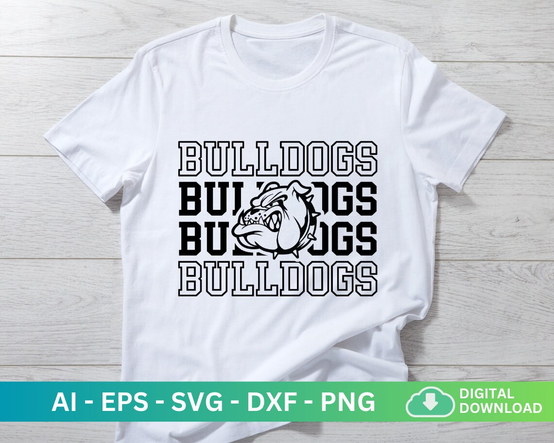 Bulldogs Svg Bundle, Bulldog Mascot Svg, Bulldogs Team Spirit, Bulldog ...