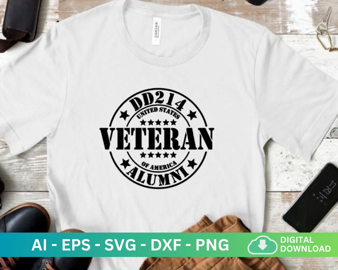 DD214 Veteran Svg Png, Veteran Alumni Svg, Veteran Day T Shirt Svg ...